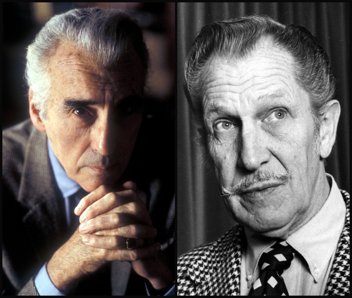 Screen icons, Christopher Lee and Vincent Price were born OnThisDay in ...