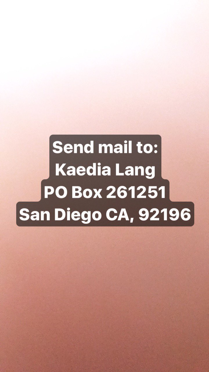Kaedia Lang On Twitter Got A Po Box Today By Kaedialang Rba9abrudw Manyvids