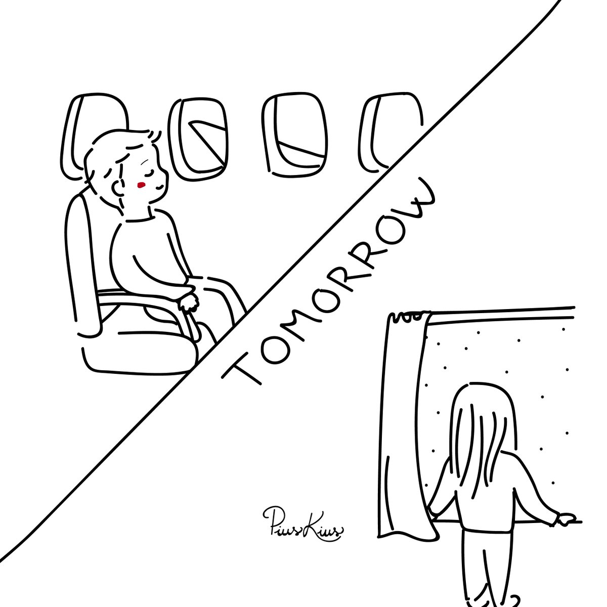 Distance Love Drawings