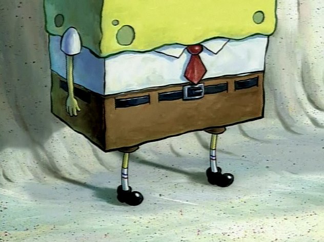 I've heard of barrel-chested, but never BOX-chested! : r/spongebob