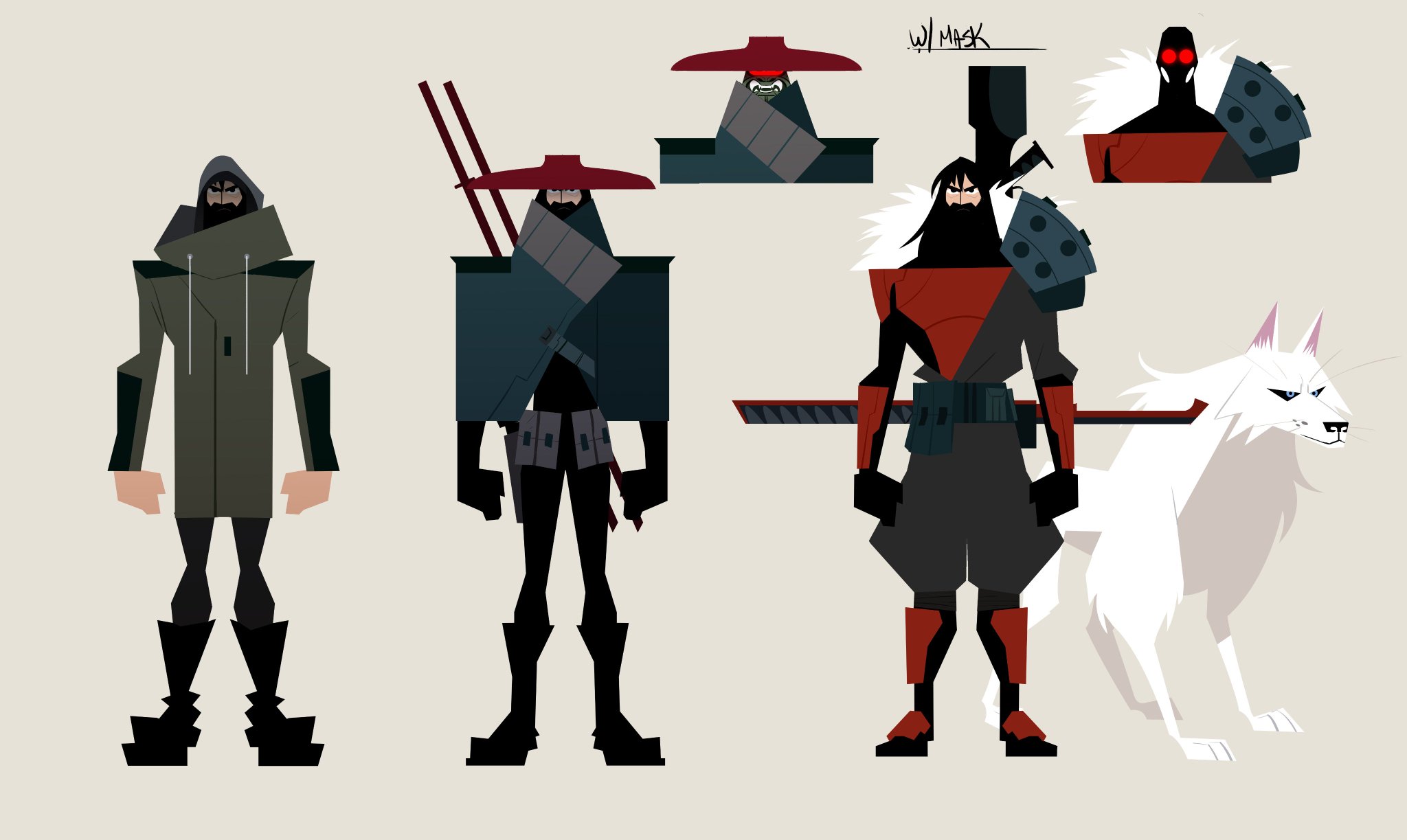 Samurai Jack Concept Art