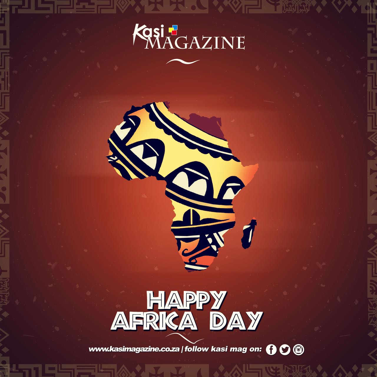 Kasi Magazine on Twitter: "Happy Africa Day everyone from #KasiMagazine Enjoy your day Cc @Zozei ...