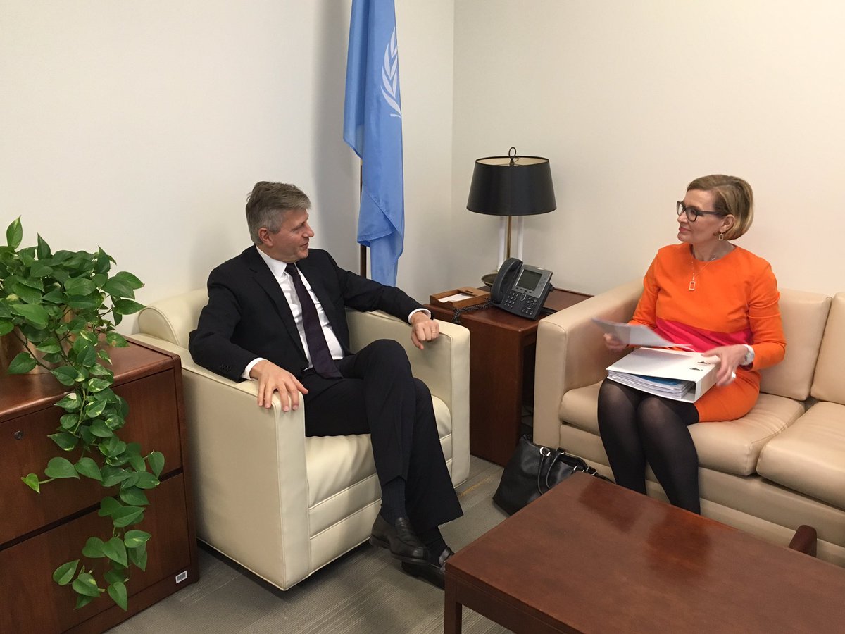 UN USG for peacekeeping Mr. Lacroix thanked FI for contribution ...