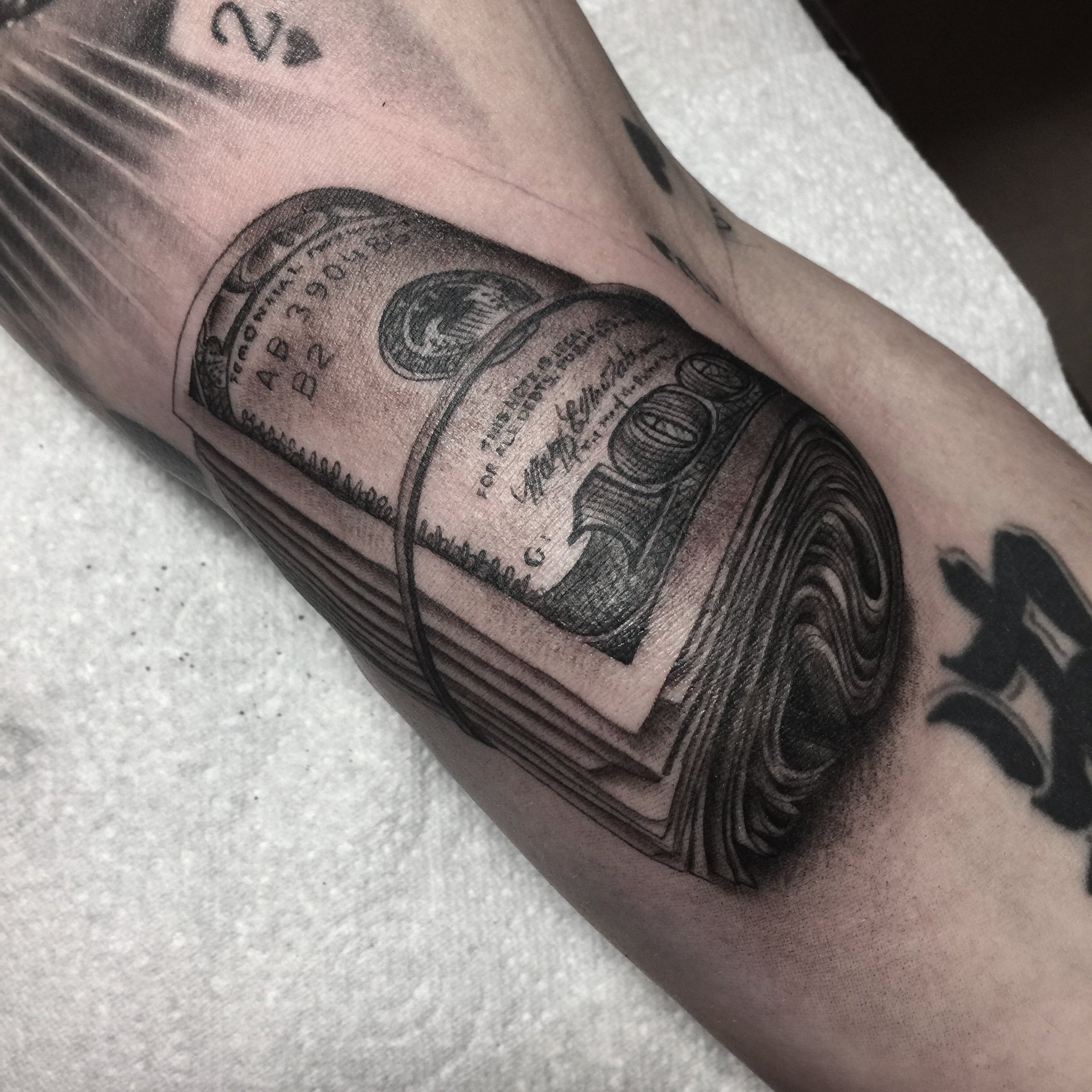 Bank Roll Tattoo