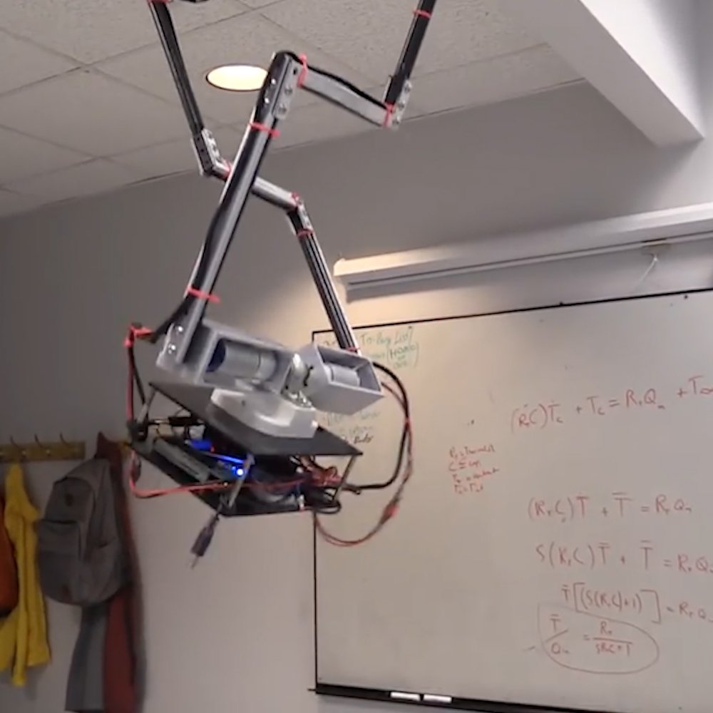 Meet Tarzan, a two-armed robot that swings on elevated cables to ...