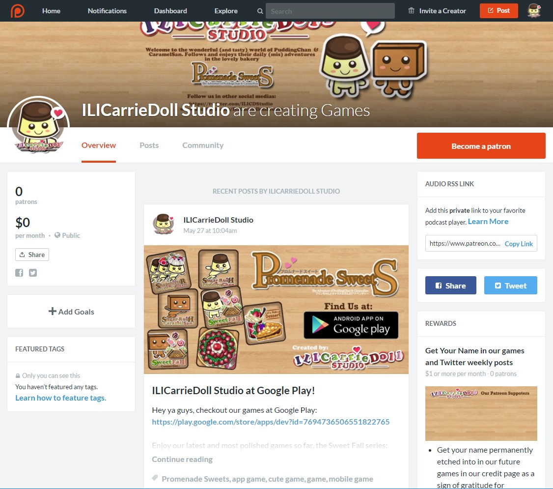 ILICarrieDoll Studio on Twitter: "We finally have our Patreon page! https://t.co/8asFrAw8wk ...