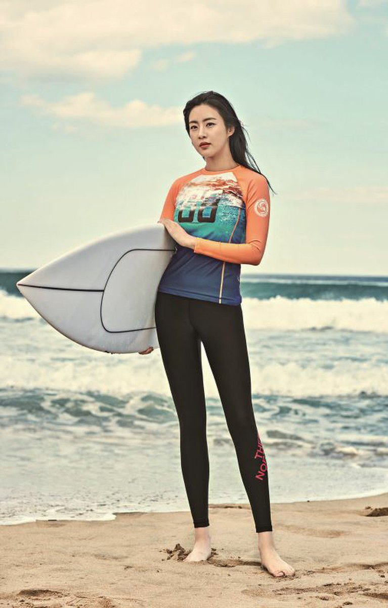 Kang So Ra The North Face Korean Actresses Beach Beauty