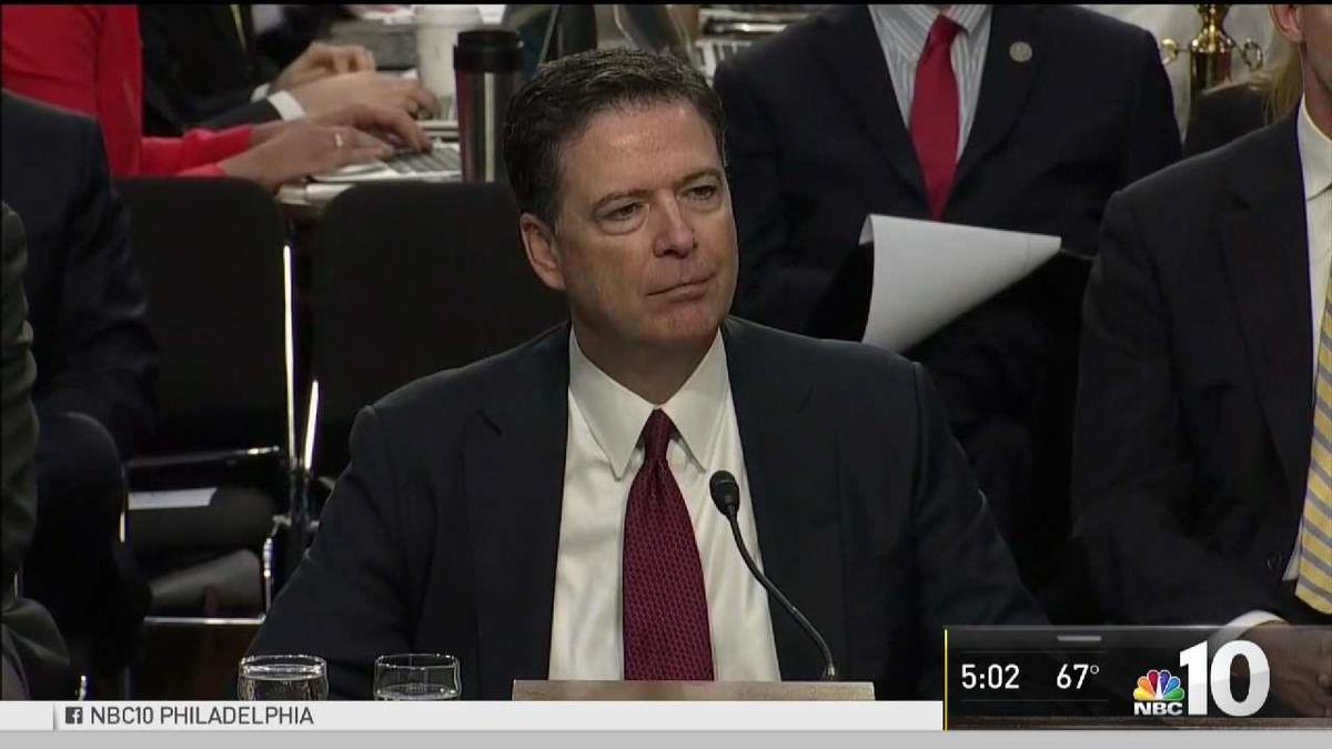 NBC10 Gets Inside Look of Comey’s Capitol Hill Testimony Room http ...