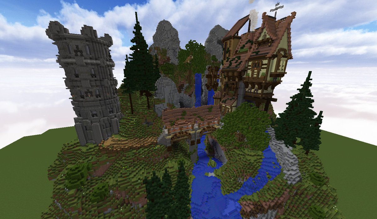 Minecraft Medieval Watermill