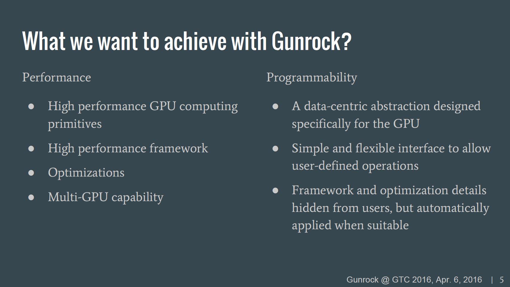 OGAWA, Tadashi on Twitter: "=> Gunrock, UC Davis, NVIDIA Webinar, Apr 26 2016 https://t.co ...