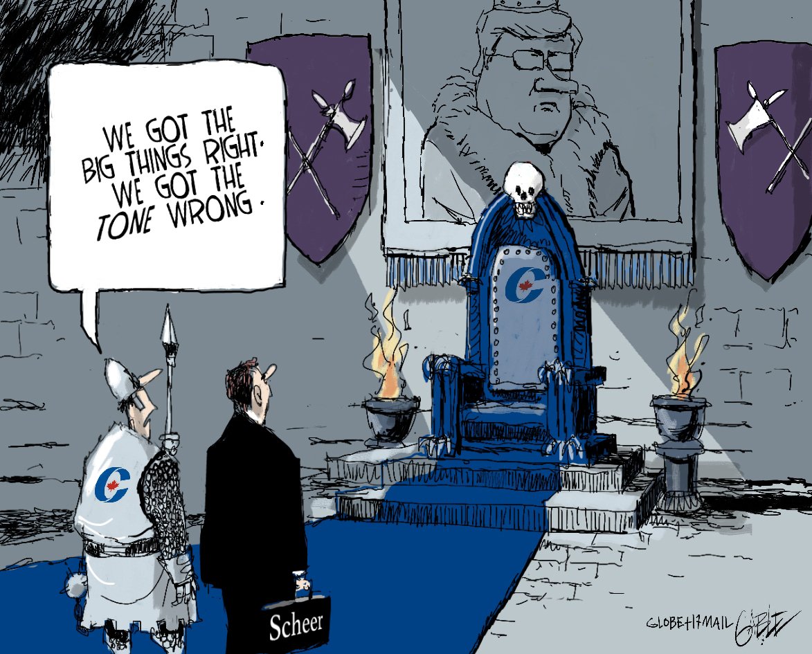 'It was the tone' Today's editorial cartoon by Brian Gable. More ...