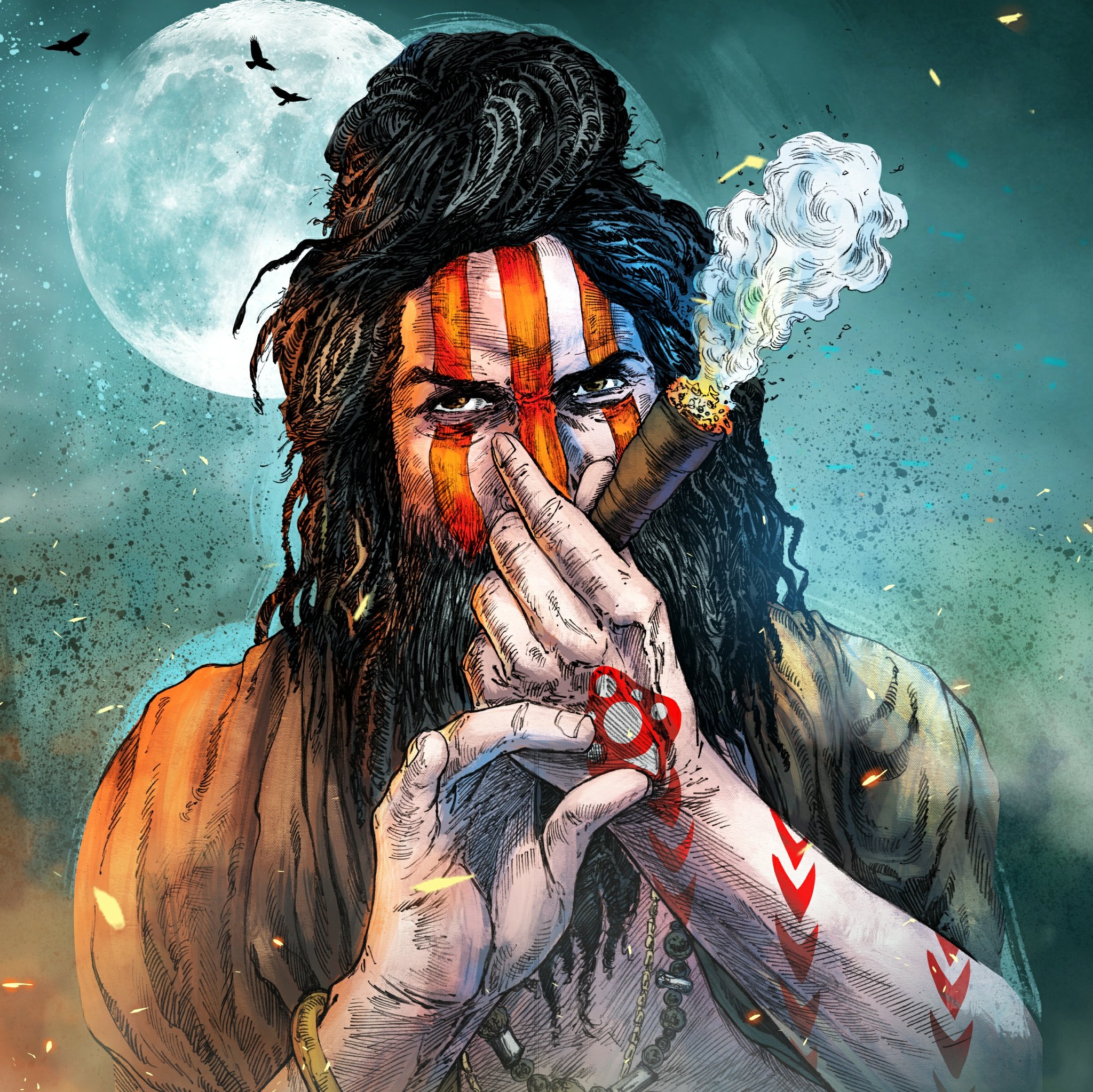 Aghori Baba With Chilam