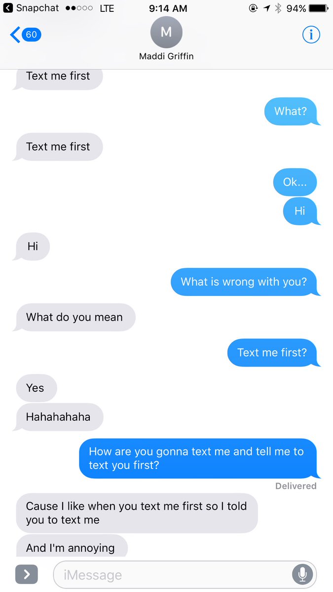 Mad Girlfriend Texts