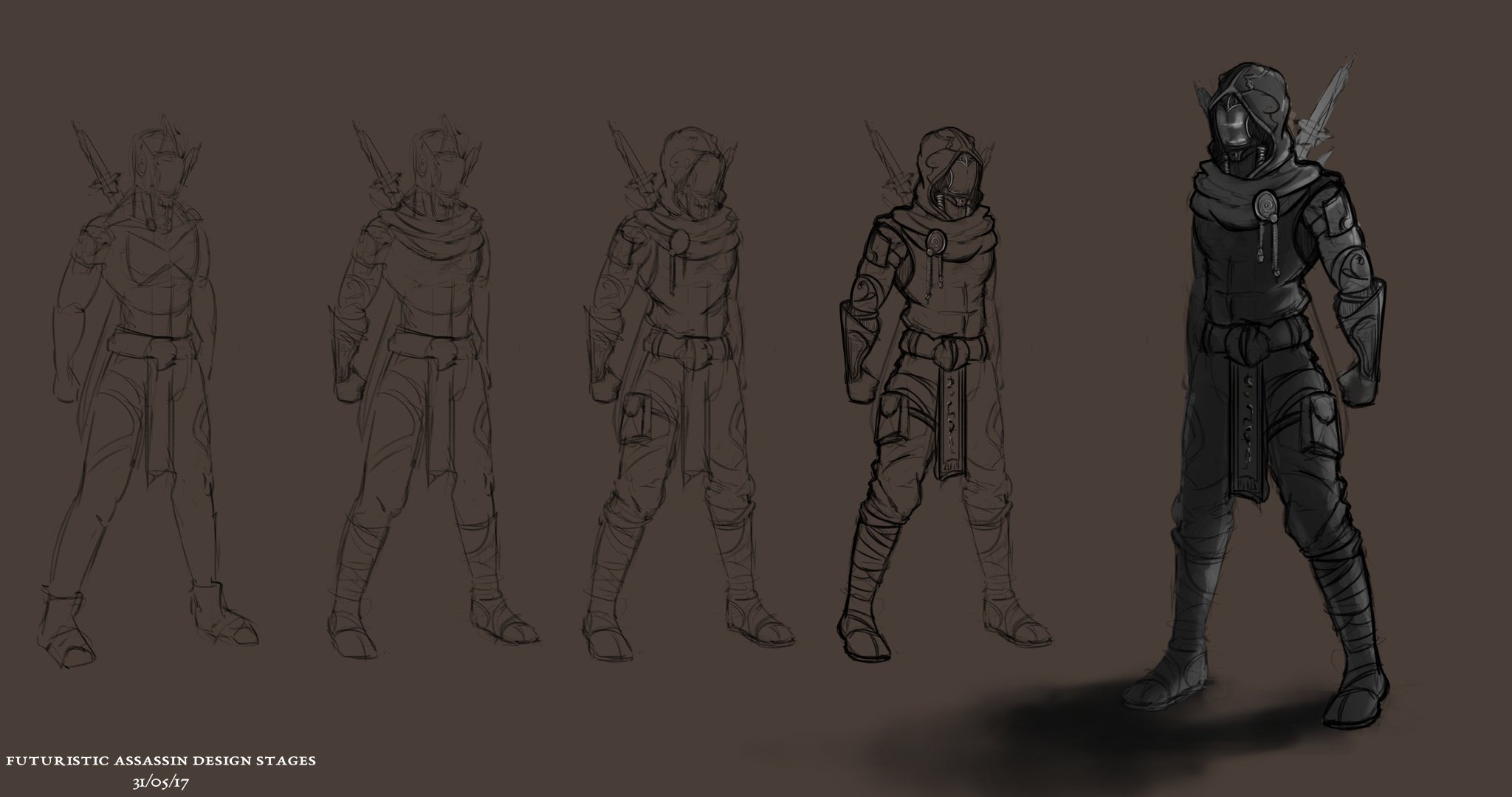 Ninja Assassin Drawings