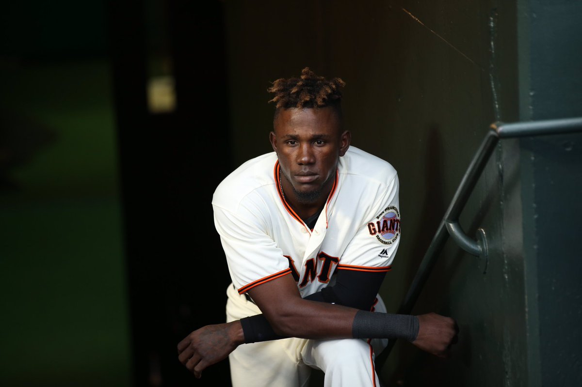 1st Major League hit for Orlando Calixte to start things off in the ...