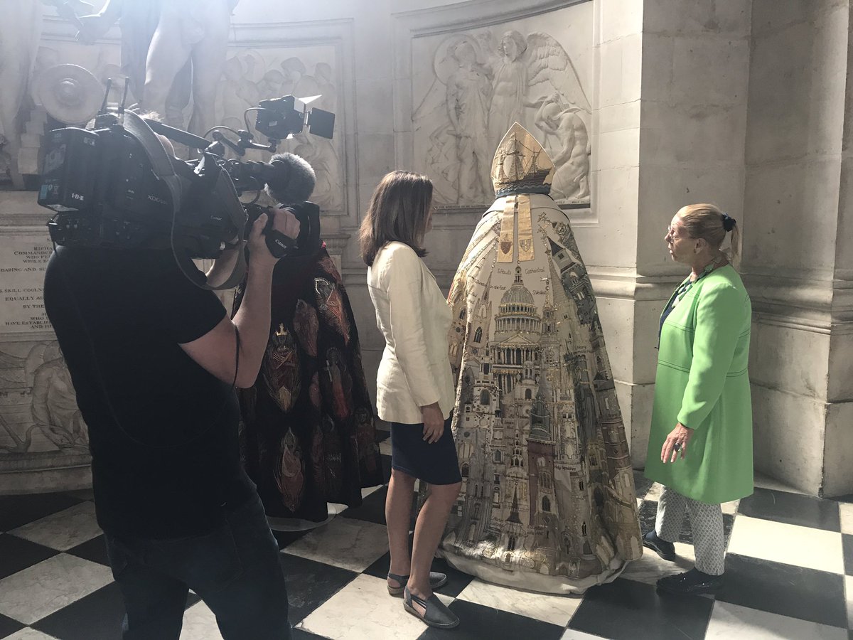 Look out for our wonderful Jubilee Cope on BBC1 London News at 1.30pm ...