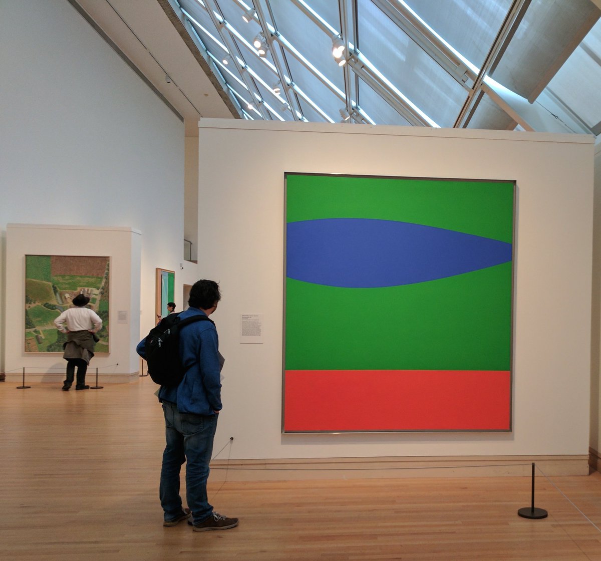 Ellsworth Kelly was born this day in 1923. His painting “Blue Green Red ...