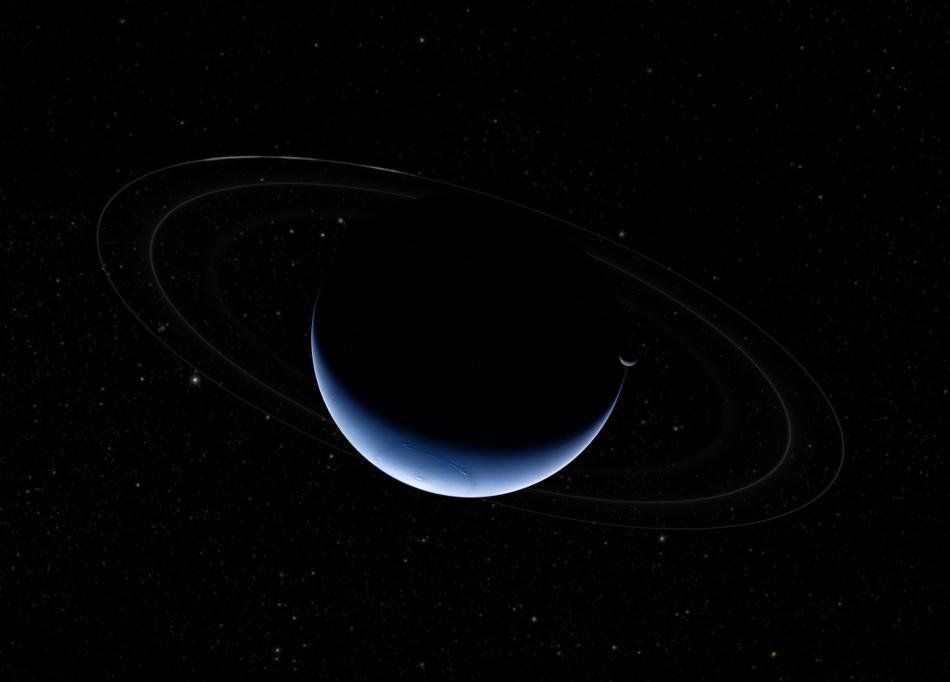 Space: Neptune, the most distant IceGiant planet & its faint system of ...