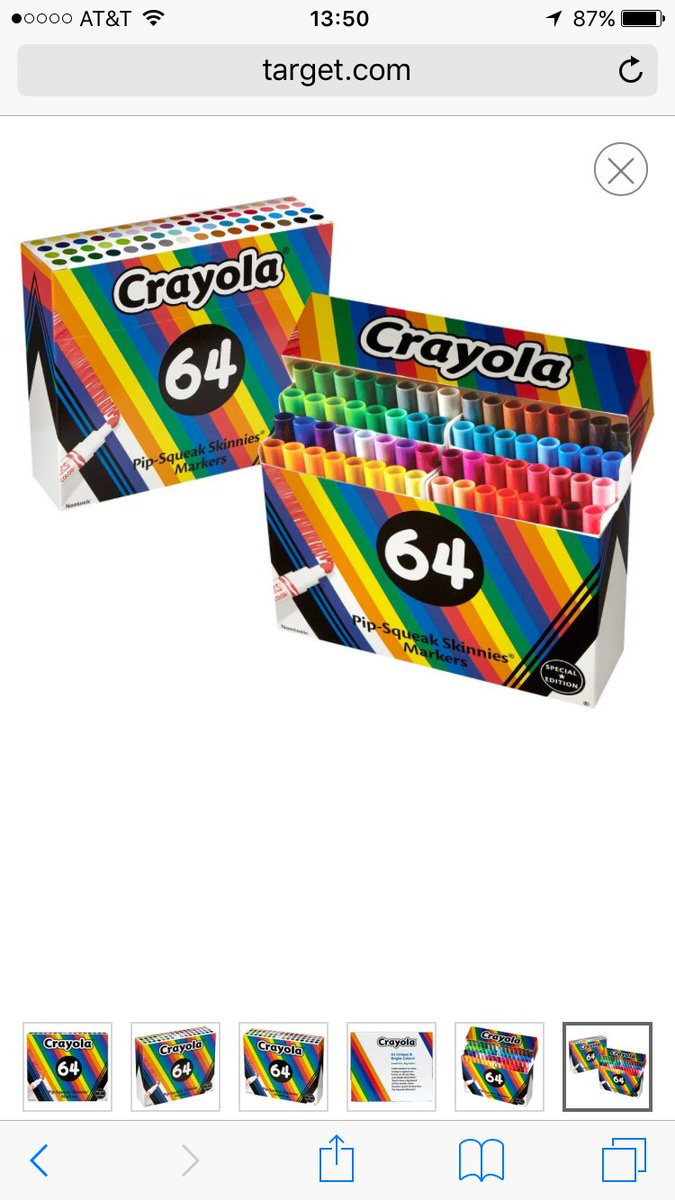 Crayola Markers 64