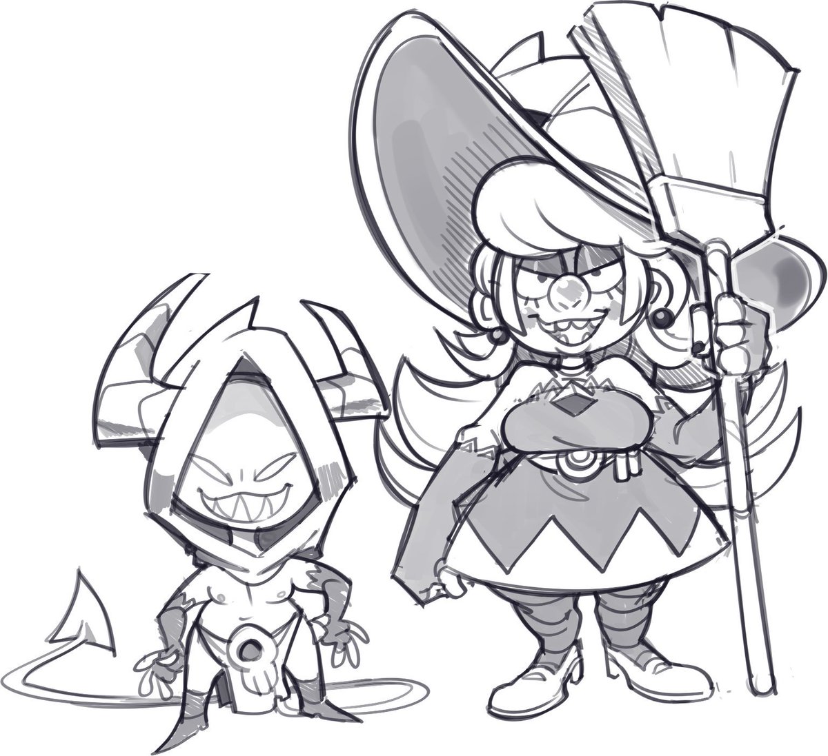 「like I need a reason to draw witches 」 MANGNETO の漫画