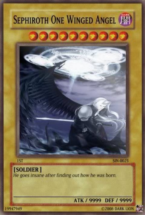Sephiroth Yu Gi Oh Cards