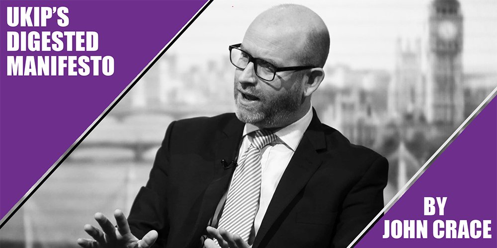 A comic take on UKIP's manifesto from Guardian satirist John Crace ...