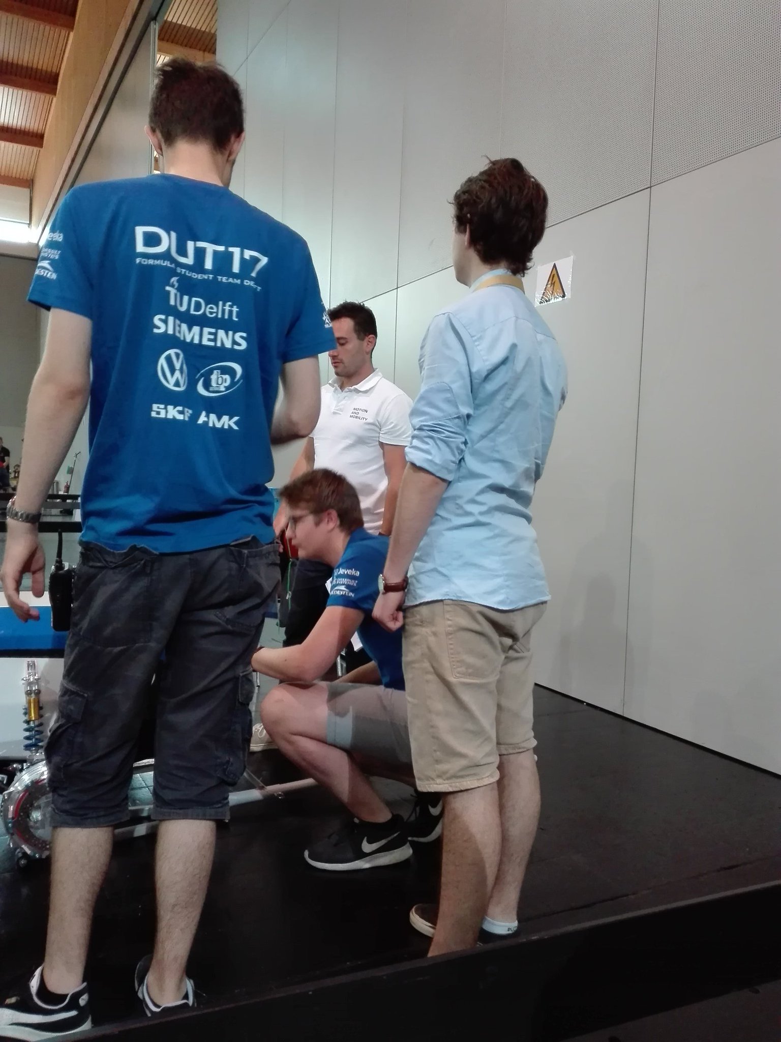 FS Team Delft on Twitter: "Electrical scrutineering! #DUT17 #sneakpeak #ZFRacecamp #ZF…