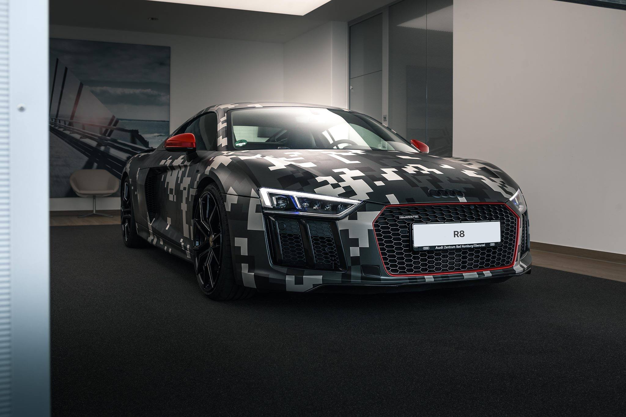 Camo And Black Audi R8