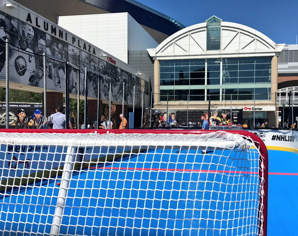 A fantastic sunny day ? for the NHL100 Centennial Fan Arena ...