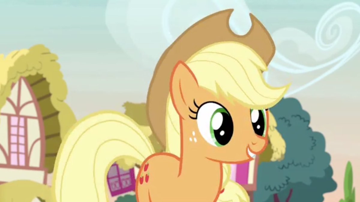 Applejack is a judge on Rarity's fashion show! In our honest opinion ...