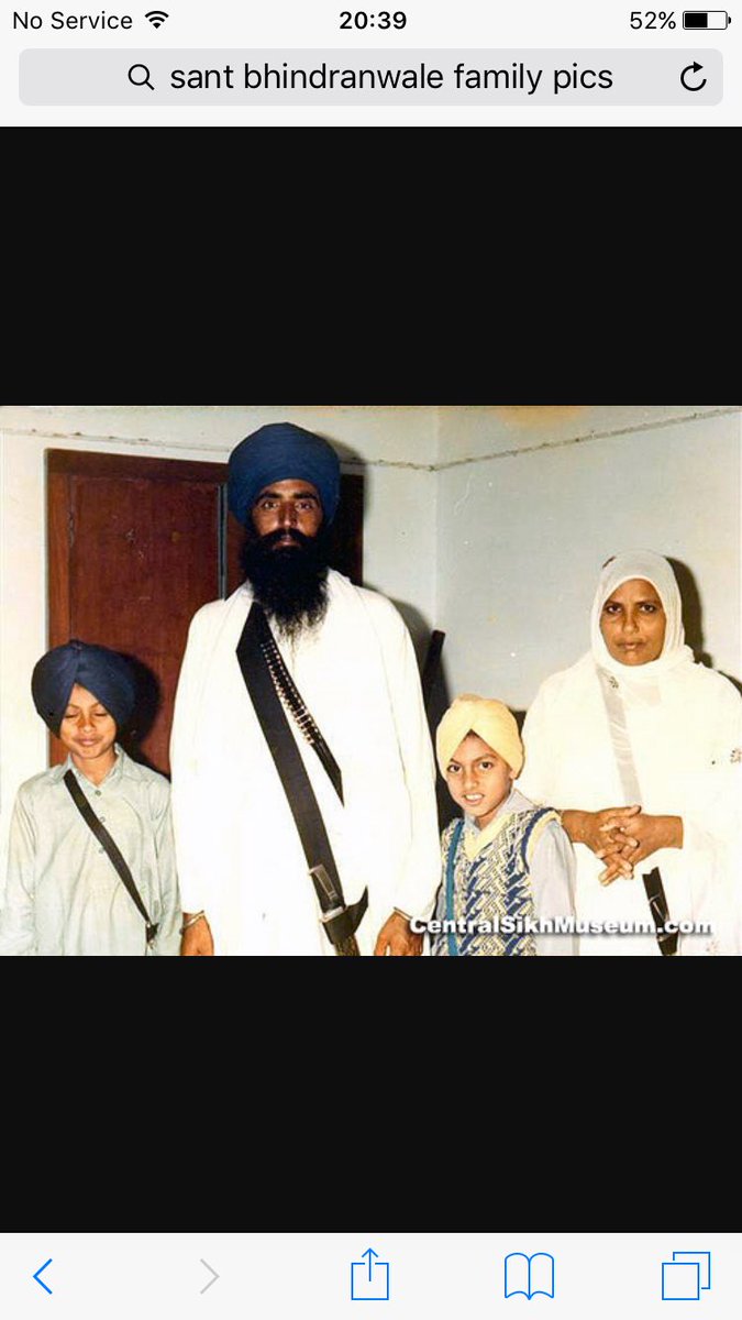 Sant Jarnail Singh Bhindranwale Family