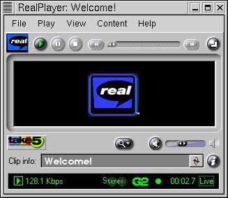 REAL PLAYER! The first internet TV/streaming audio experience many ...