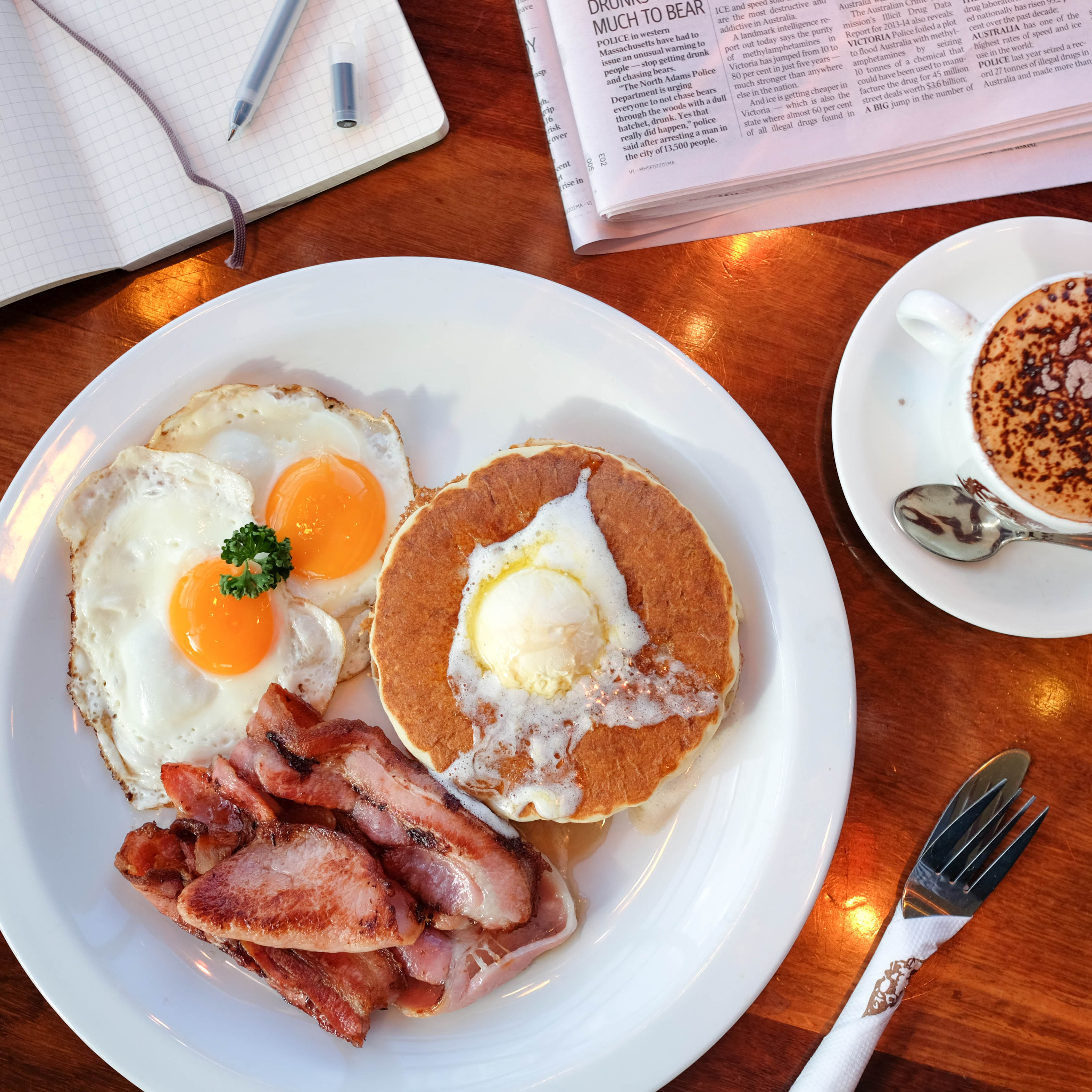 Traditional Australian Breakfast