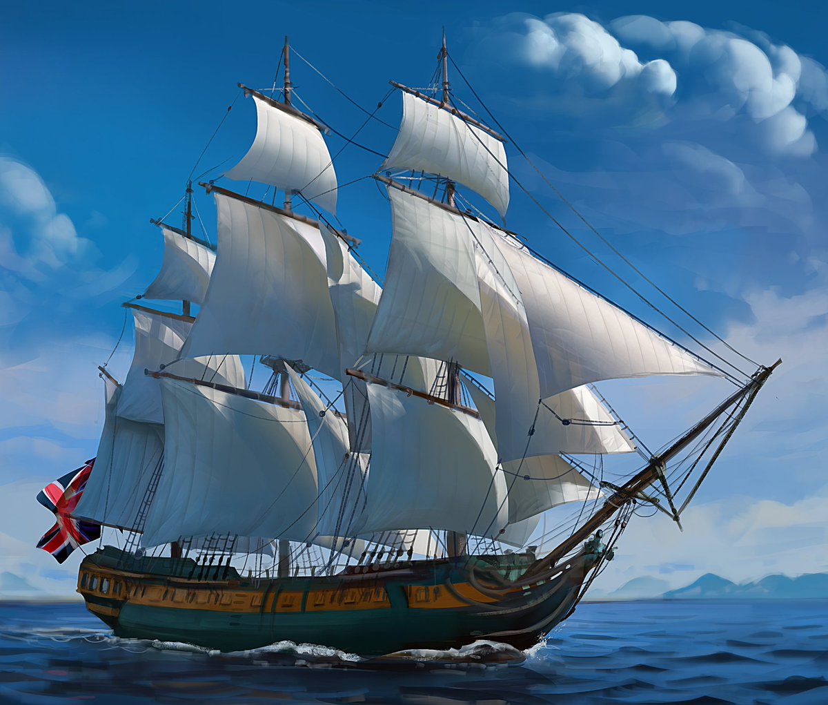 The HMS Providence by Łukasz Jaskólski. Artwork for Pirates of the ...