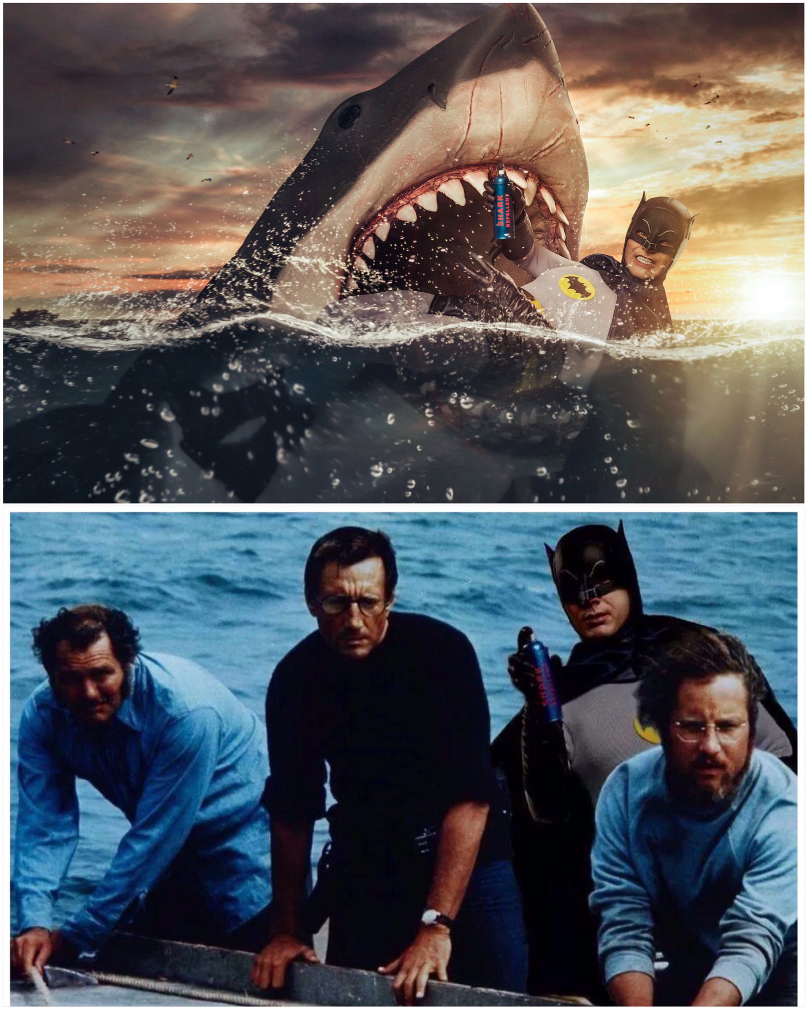 Adam West Batman Shark Repellent