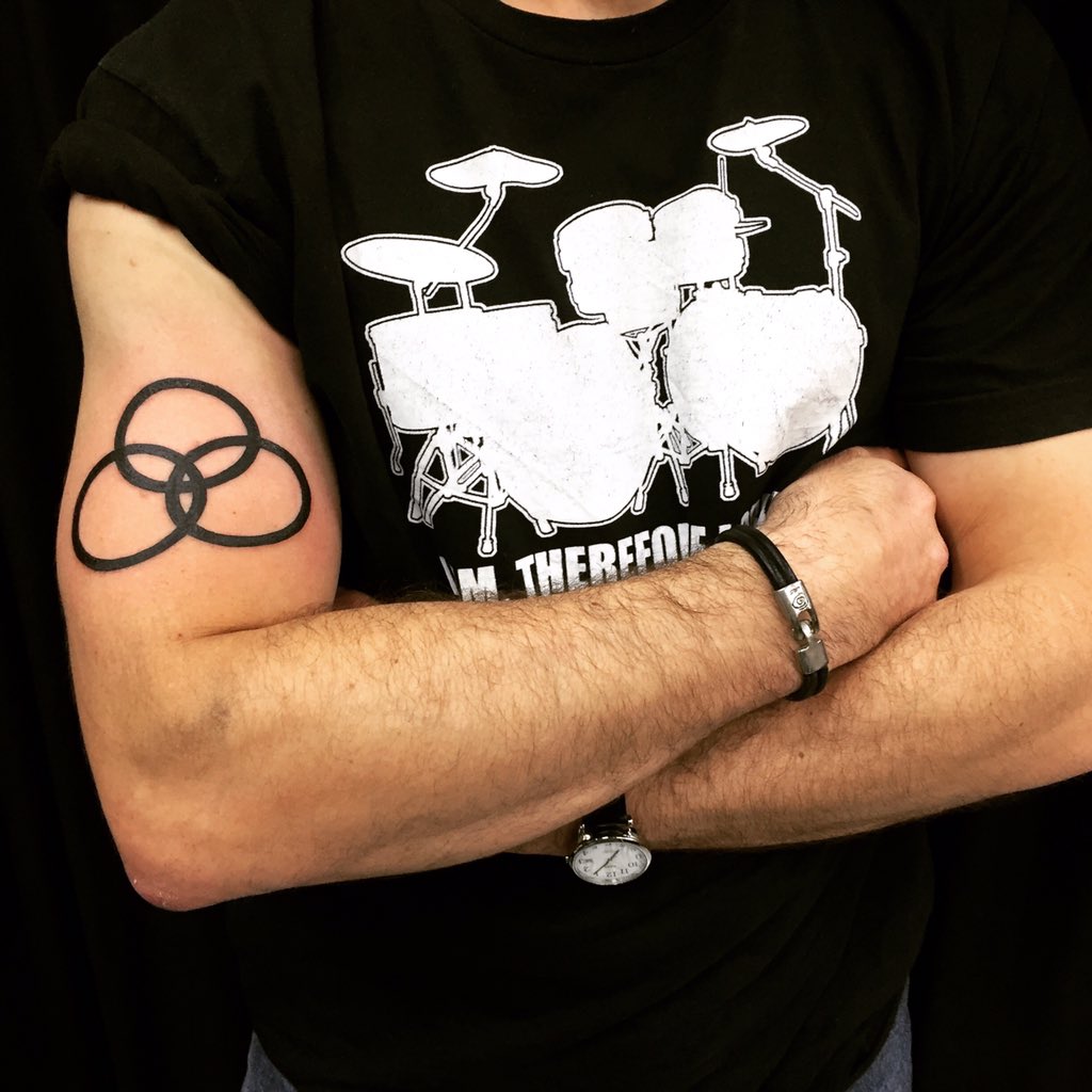 John Bonham Symbol Tattoo