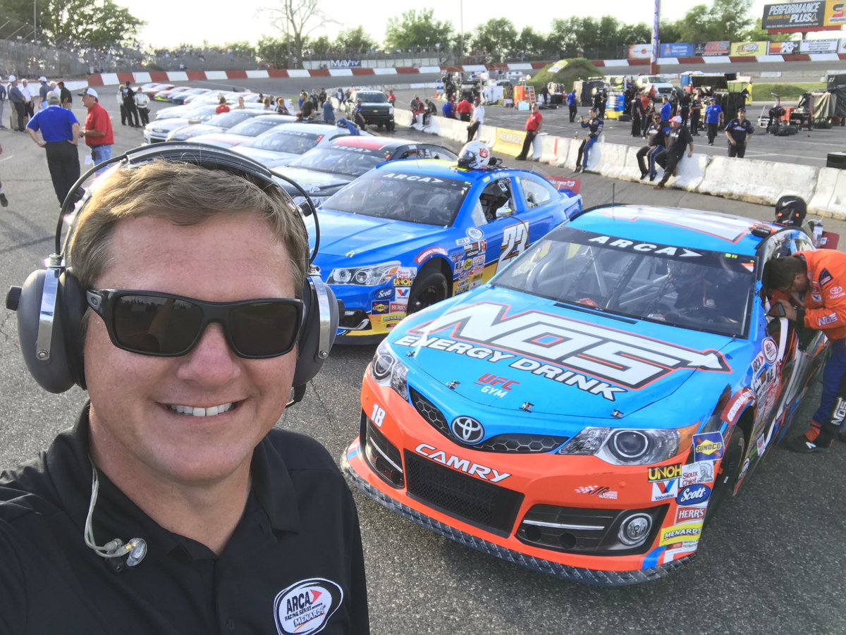 Pit Road Reporter for ARCA_Racing fr elkospeedway in MN at 8pm CT on ...
