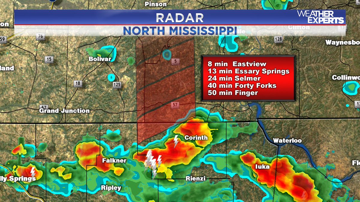 WREG 3onyourside Radar: showers & thunderstorms developing in N MSwx ...