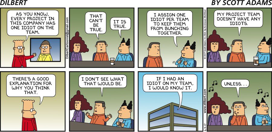 Teamwork Dilbert Cartoon