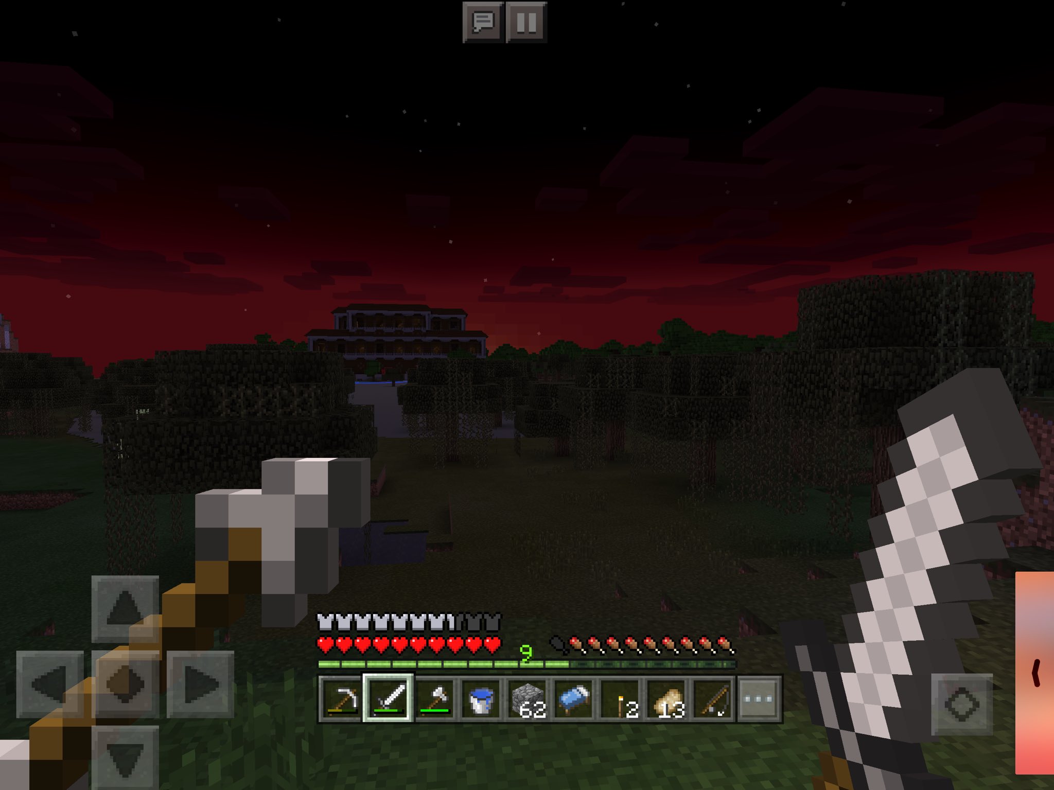 Minecraft Herobrine Nether Mansion