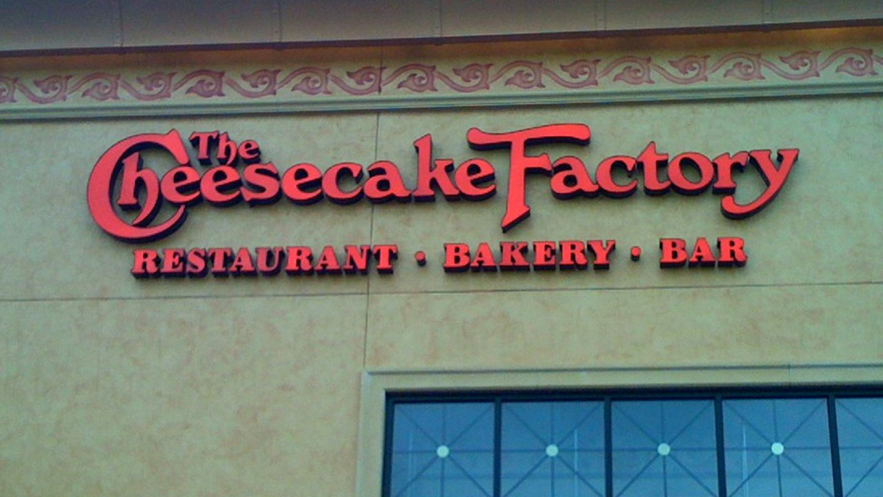 Cheesecake Factory Sign