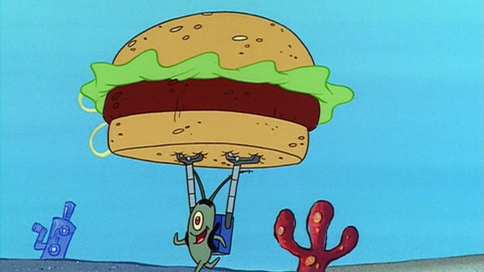 Spongebob Eating A Krabby Patty