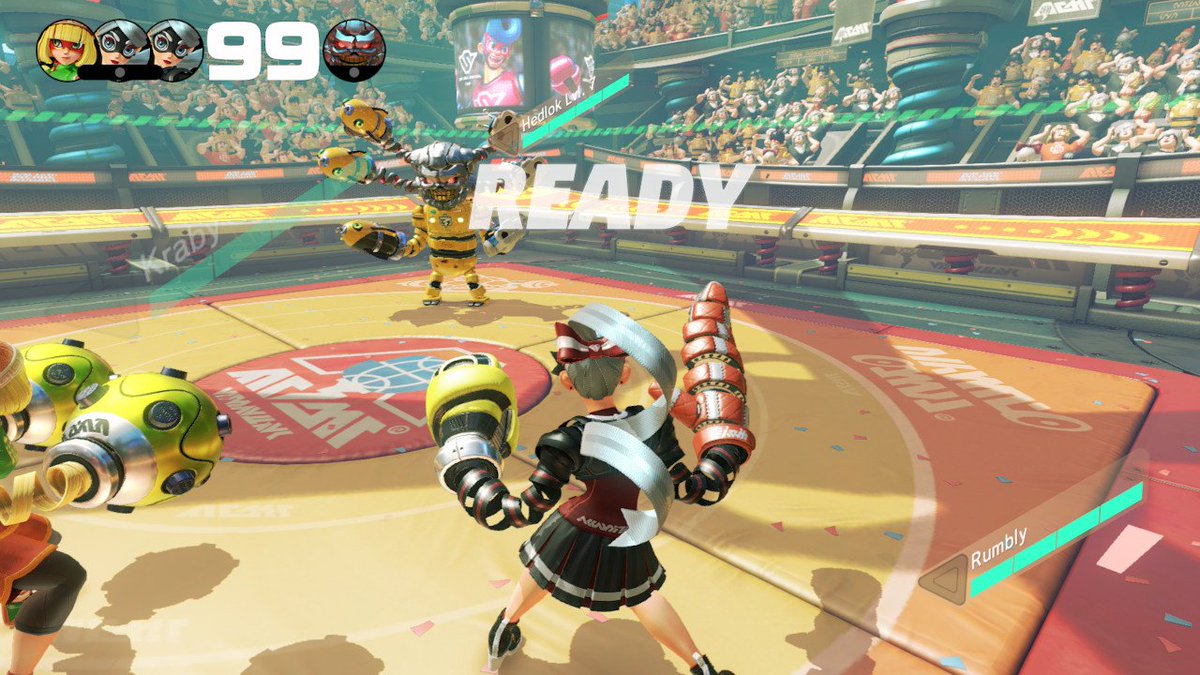 So i just beat the final boss of the arms testpunch. : r/ARMS
