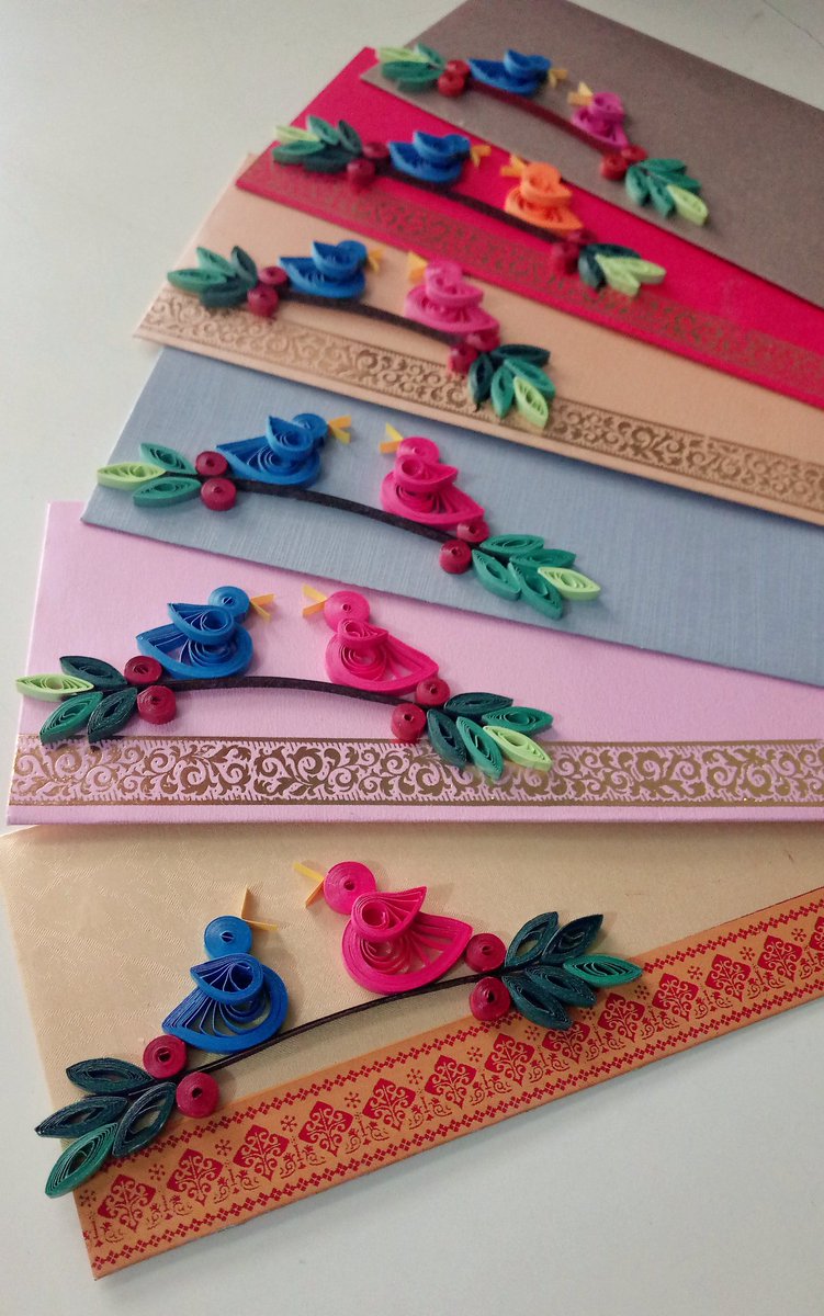 Paper Quilling Patterns Envelopes