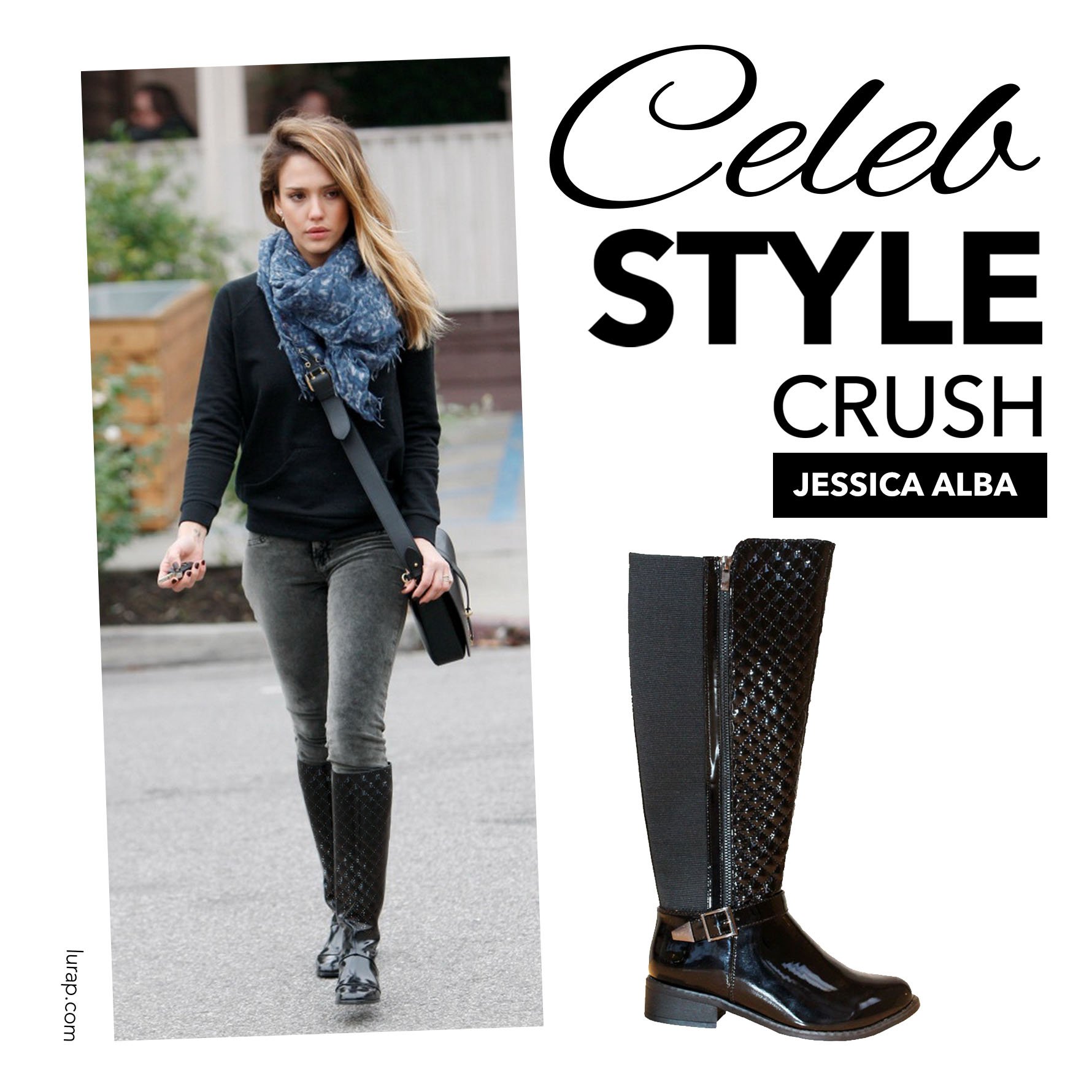 Jessica Alba Winter Style