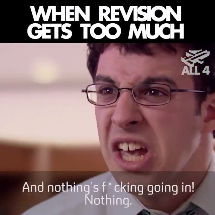 There are two types of people during exam season... Inbetweeners ...