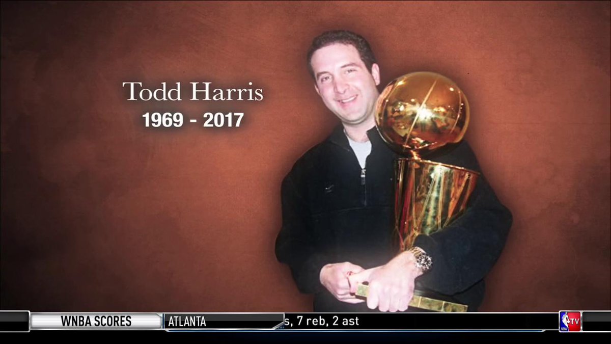 The NBA family mourns the loss of Todd Harris, who passed away at the ...