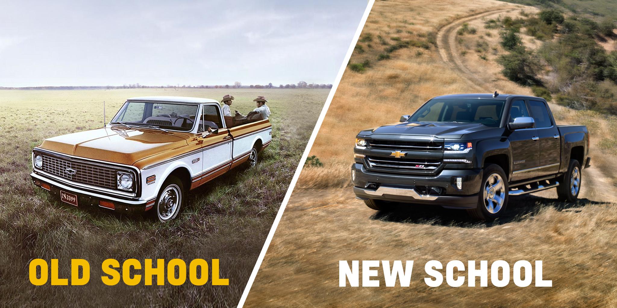 Old School Chevy With Rims