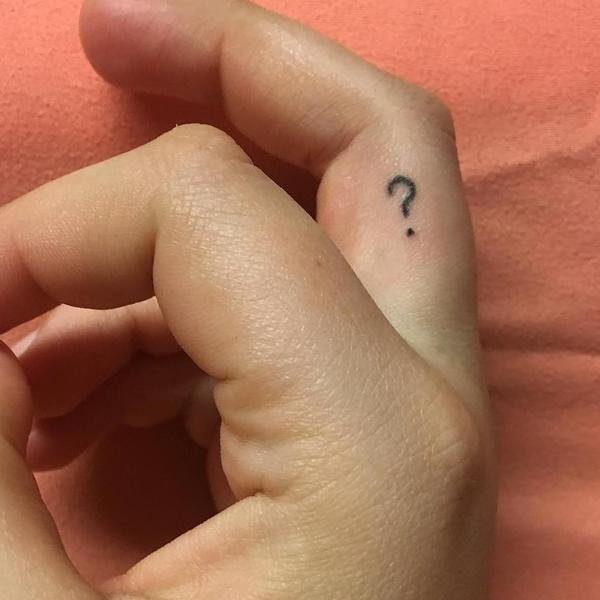 Question Mark Tattoo