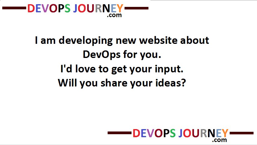 DevOps Journey (@DevOpsJourney) | Twitter
